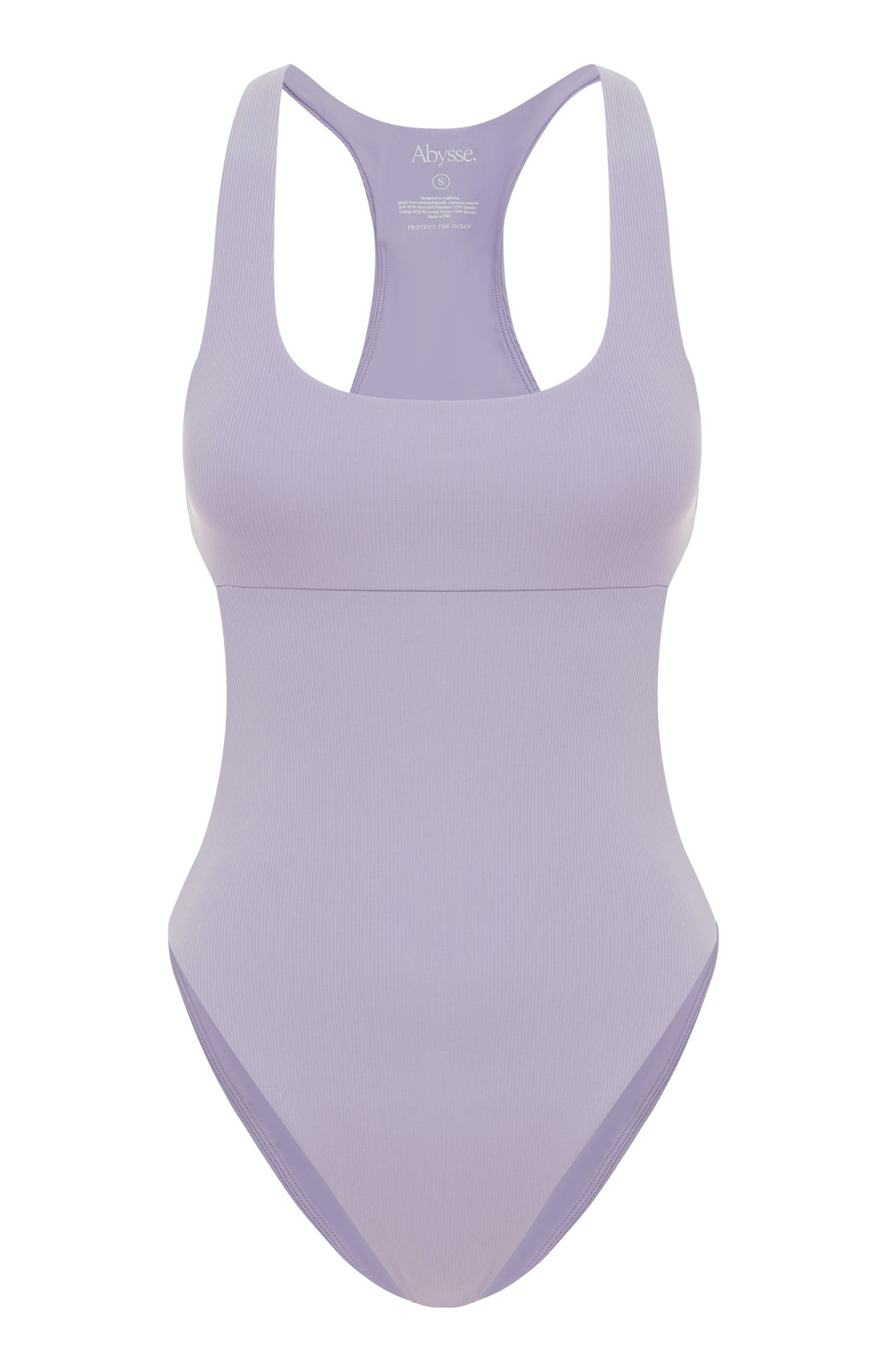 Margo | High Waisted 90's Bikini Bottom - Lilac Made from Recycled Material