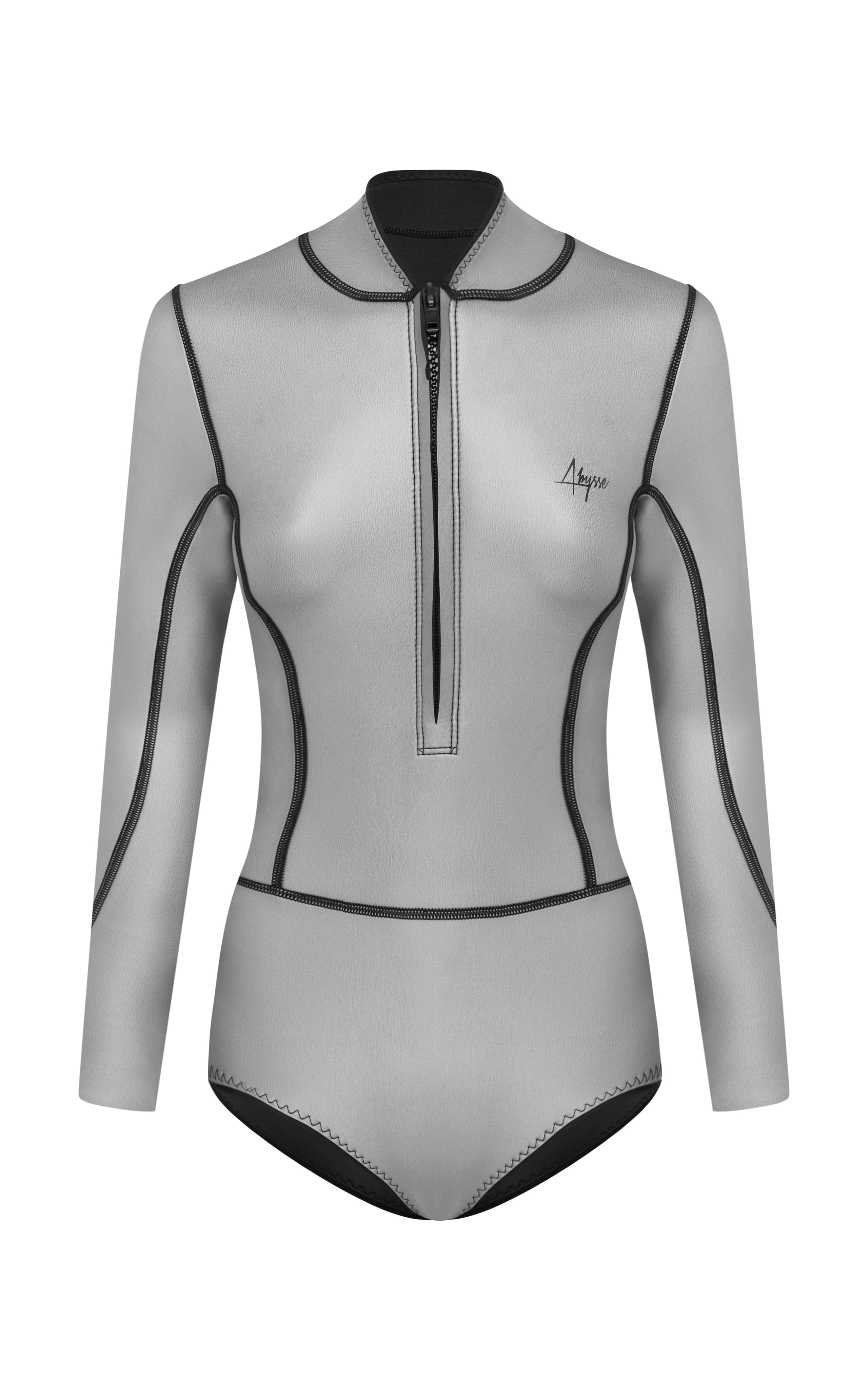 Lotte | Long Sleeve Spring Suit Silver - 2mm Eco Neoprene